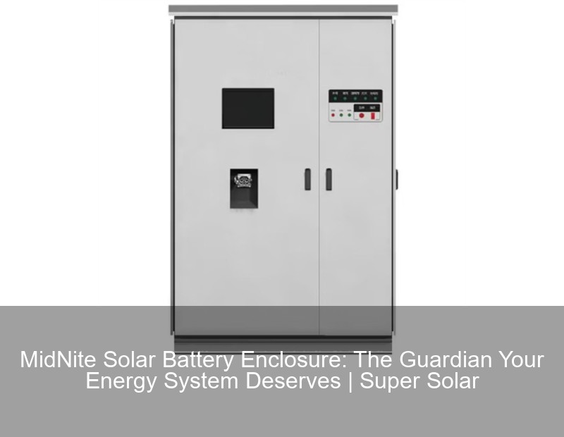 MidNite Solar Battery Enclosure: The Guardian Your Energy System ...